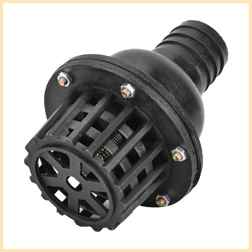 2"3"4" Water Pump Foot Valve Black PVC Inches Fit For Suction Hose Duct ...