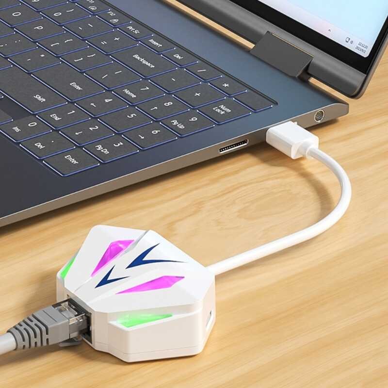 E11 Usb/Type C Ethernet 10/100Mbps Networking Rj45 To USB LAN Internet ...