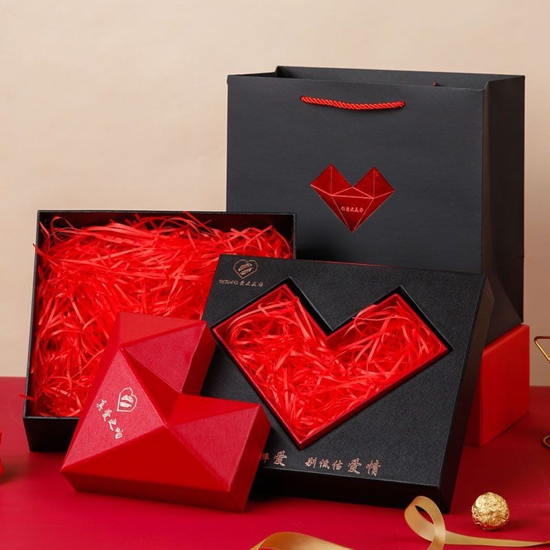 Light Luxury Creative Love Birthday Gift Box 520 Valentine's Day Gift ...