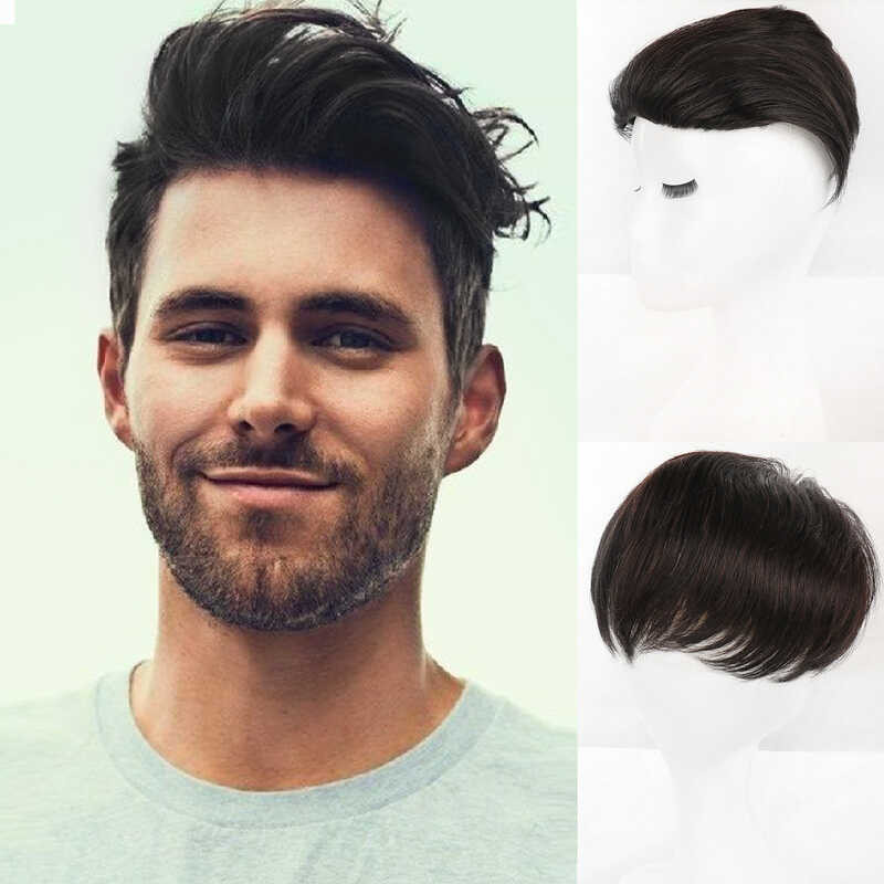 Men's HAN 3 Clips Wig Increase The Amount Of Hair On The Top Of The ...
