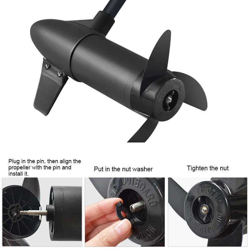 Motor Boat Propellers Electric Engine Outboard Electric Trolg Motor ...