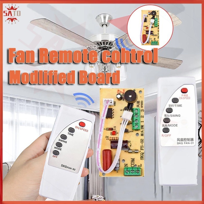 Fan Remote Control Modified Board Circuit Board Control Motherboard ...