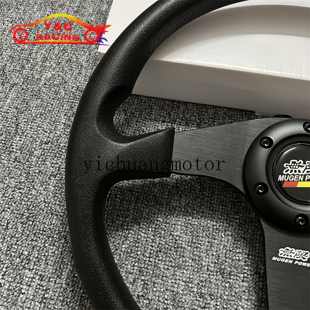 14 Inch 345mm Unlimited Mugen Steering Wheel PU Model General Car ...
