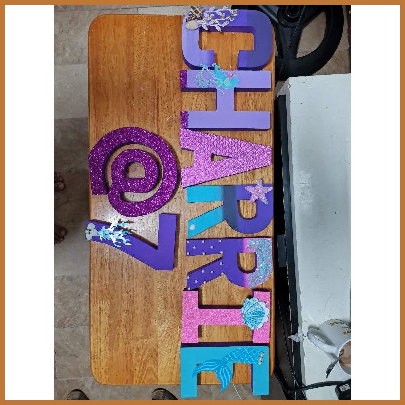 Customized Letter Standee A-Z Numbers and special char | Shopee Philippines