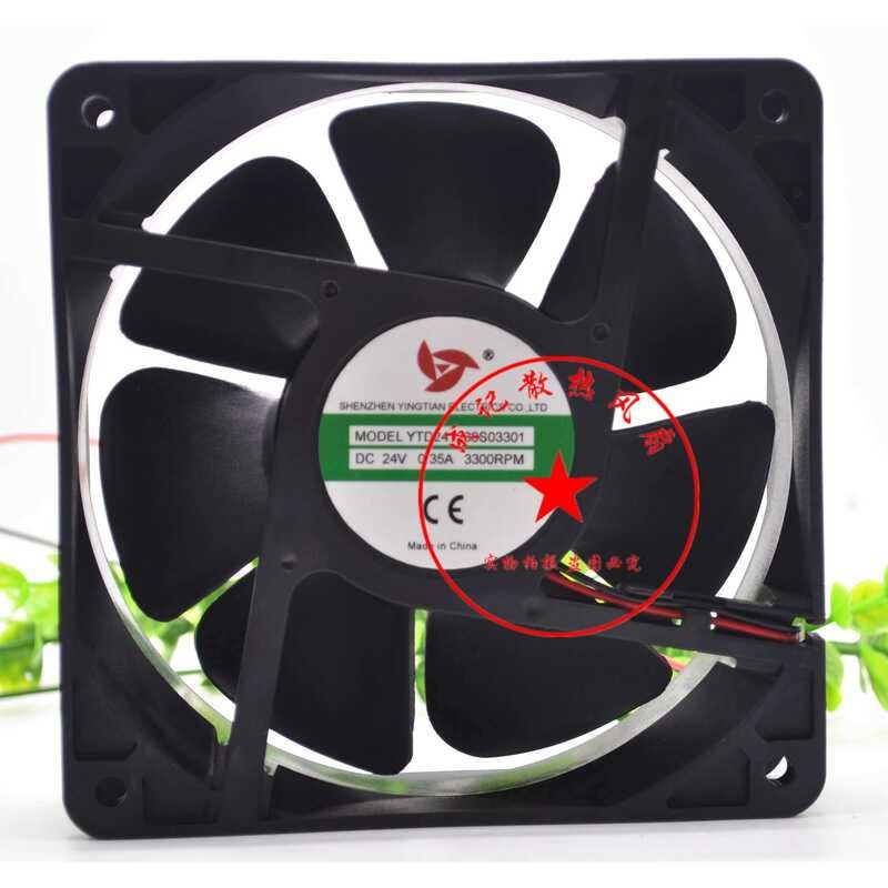 ☑♥ Ying Tian YTD 241238 S03301 3300RPM DC24V 0.35A 12CM Electric ...