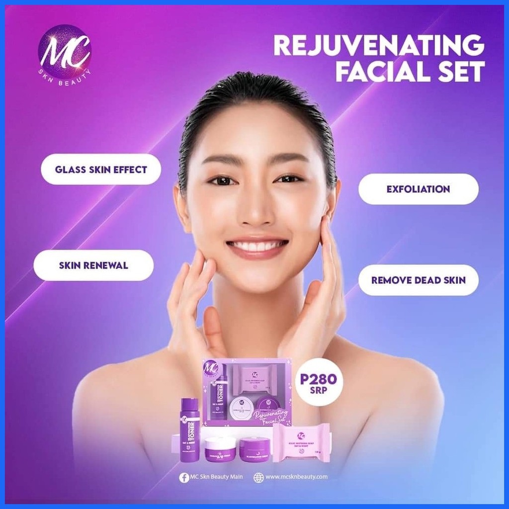 ∈ ♞ MC Skn Rejuvenating Facial Set | Shopee Philippines