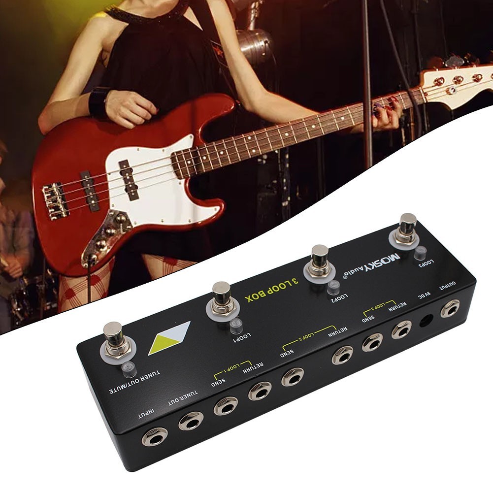 For MOSKYaudio 3 LOOP BOX Guitar Pedal Loop Effect Pedal Looper Pedal ...