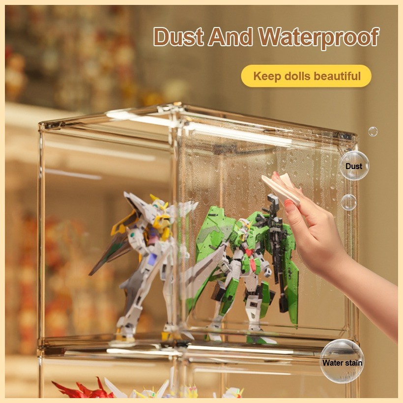 Popmart Storage Acrylic Display Case Boxes Transparent Organizer ...