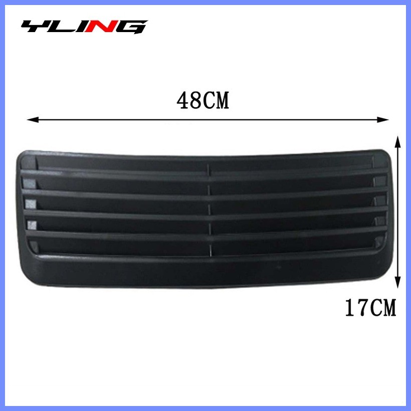 1pcs Universal Carbon Turbo Bonnet Car Hood Scoop Inlet Outlet Air Flow ...