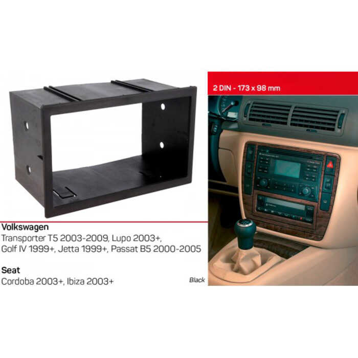 Fascia Car Panel For VW Golf IV 1999+, Jetta 1999+, Passat B5 2000-2005 ...