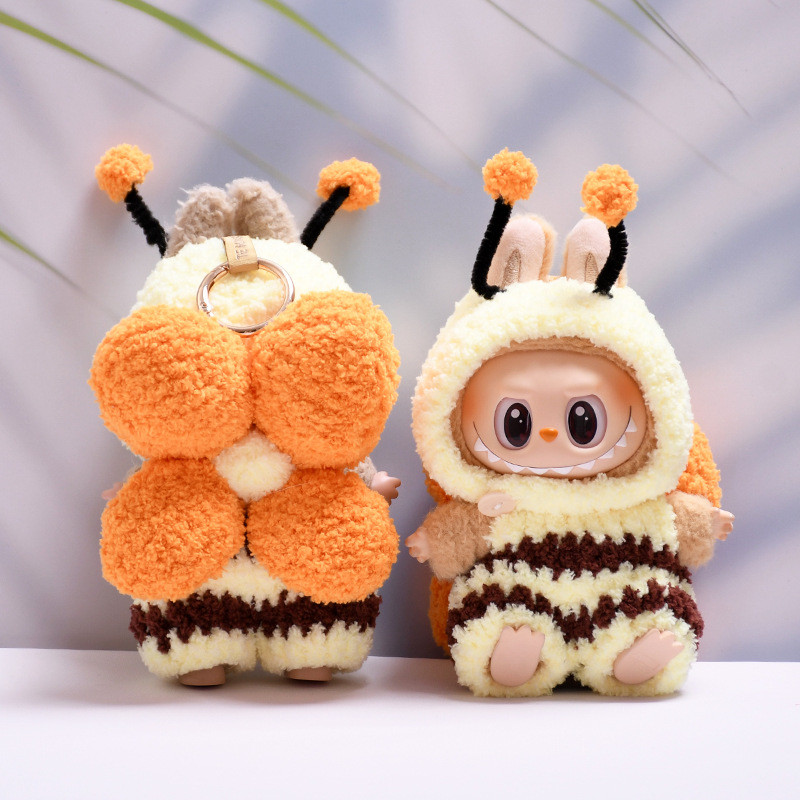 15cm 17cm Labubu Clothes Handmade bee For Labubu V1 V2 Baby Three V3 ...