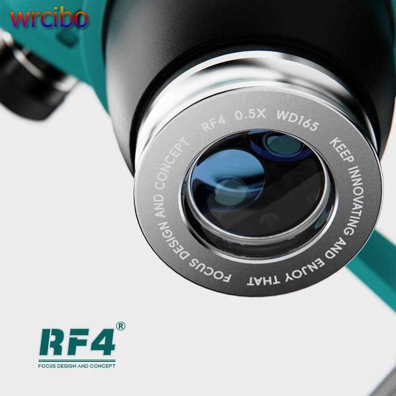 Rf4 Wd165 0.5X 0.7X Auxiliary Microscope Le For Trinocular Stereo Zoom Barlow Camera Le Glass ...