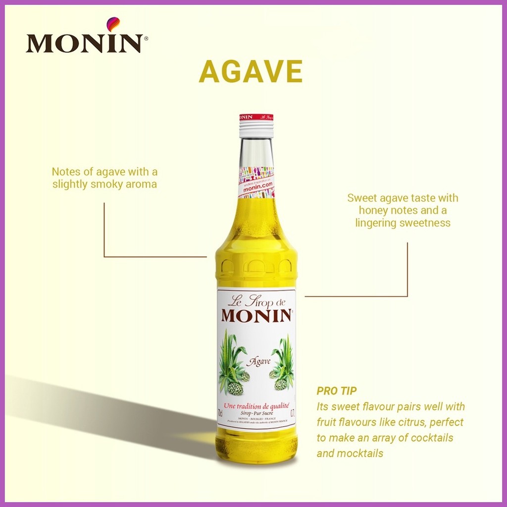 MONIN Agave Syrup 700ml | Shopee Philippines