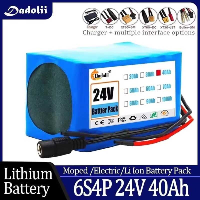 9 6S4p 24V 40Ah 18650 Battery Lithium Battery 25.2V 40000Mah Moped /Electric/Li Ion Battery Pack ...