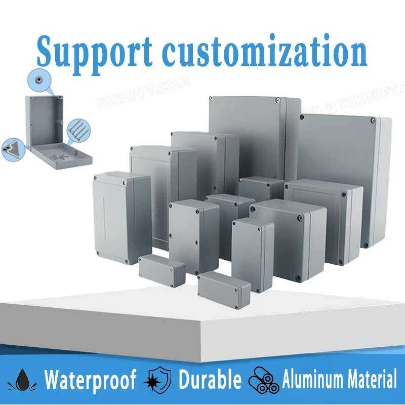 W Aluminium Enclosure Waterproof Box Electronics Housing Alloy Case ...