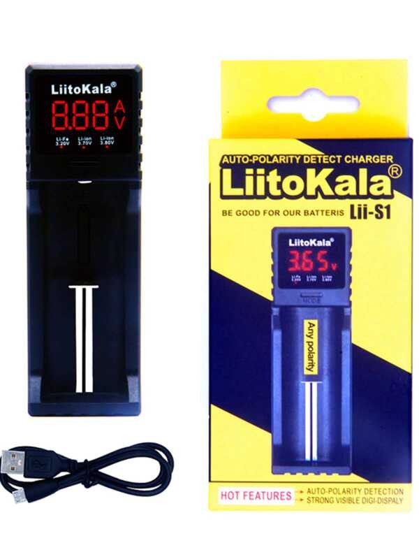 LiitoKala Lii-S1 18650 Battery Charger for 16340 14500 LiFePO4 | Shopee ...