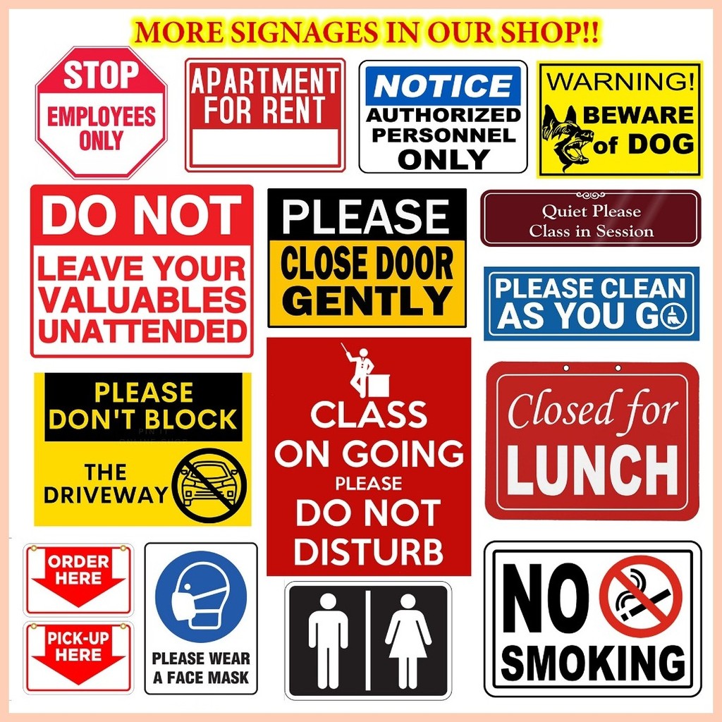 Silog Fastfood Store Sign - Laminated Signage - A4/A3 Size | Shopee ...