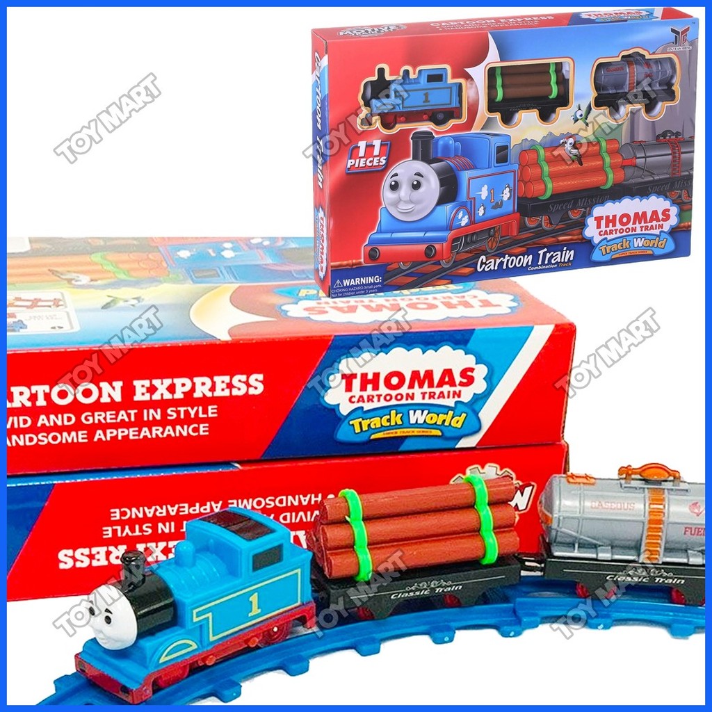 Thomas and Friends Railway Playset 11 Pieces Railway Train Toy ...