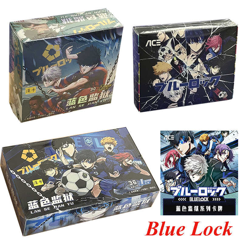 Blue Lock Collection Card Anime Figure Isagi Yoichi Bachira Meguru ...
