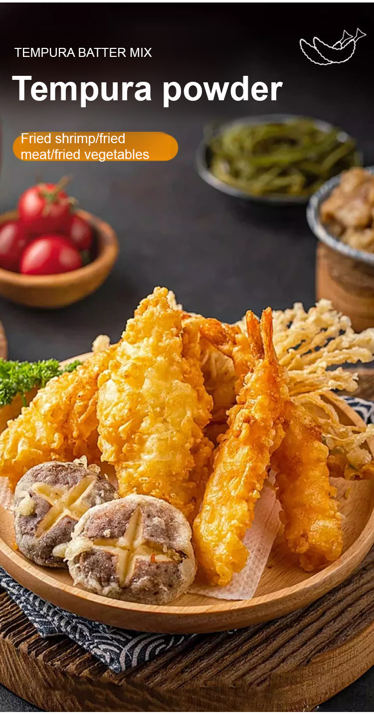 Bags of lazy two days crispy tender fried shrimp Japanese tempura ...