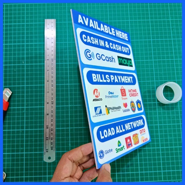 New Sintra Board Gcash, Loading And Bills Payment Signage 7x10 | Shopee ...