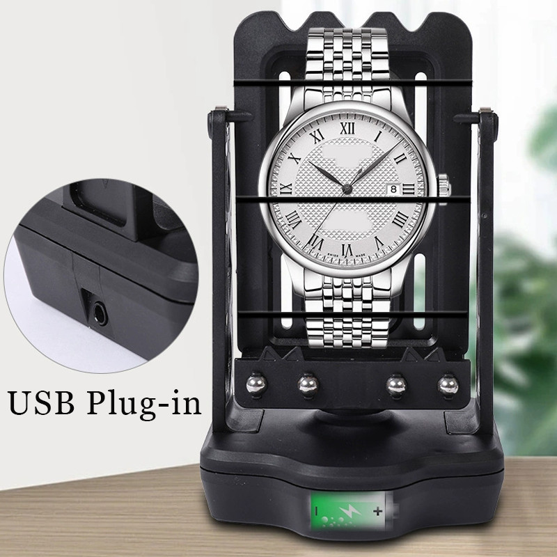 Mechanical Watch Shaker Automatic Watch Winder Quiet Timer Self-winding ...