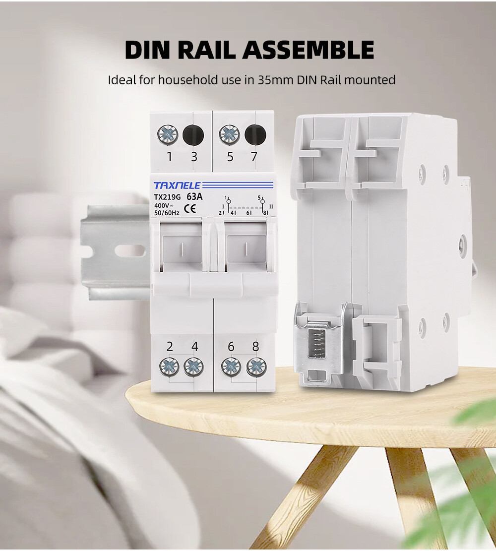 MTS Dual Power Manual Transfer Switch 2P 40A 63A 230V 400V Modular ...