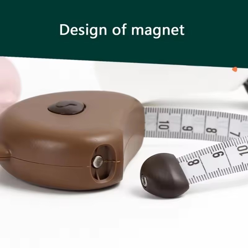 1.5M Portable Bear Design Magnetic Automatic Telescopic Tape Measure ...