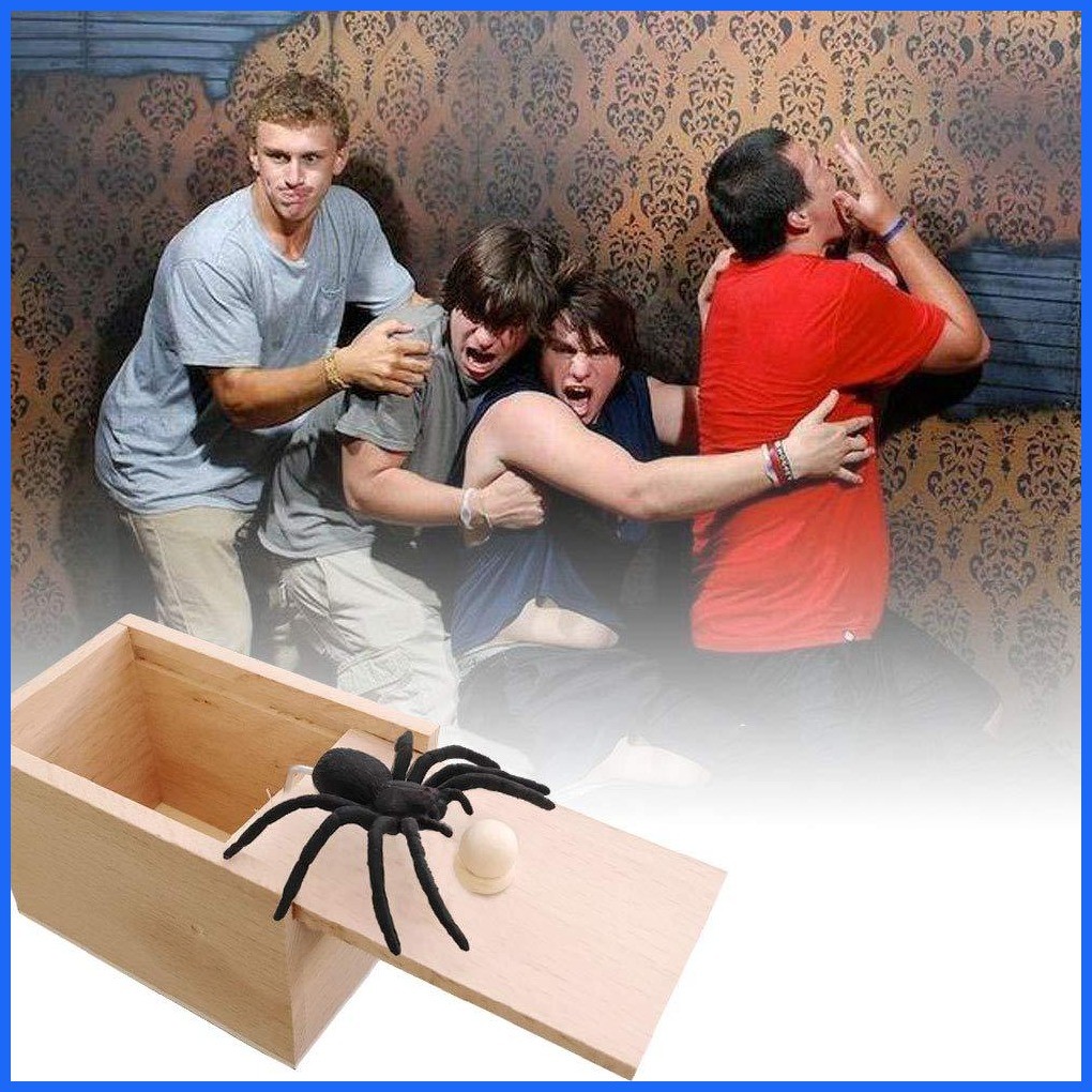 Spider in a Box Prank Realistic Spider Prank Box Gift Prank Jump Out ...