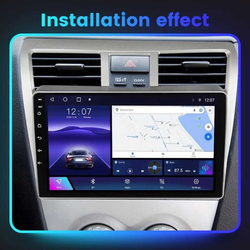 13 Android Multi Theme Head Unit para sa Toyota Vios 2 2007 - 2013 QLED ...