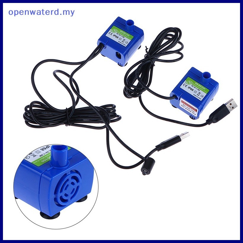 openwater Mini DIY Low Noise Motor Pump 5V DC USB Water Pumps ...