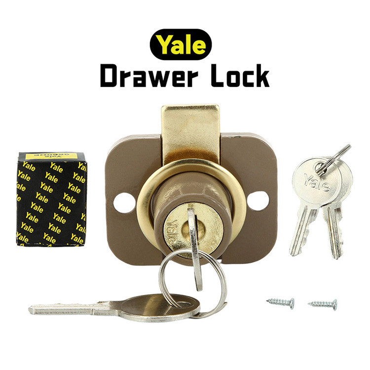 （Fast&COD）V9660HE Yale Drawer Lock Safety Heavy Duty Cam Lock For ...