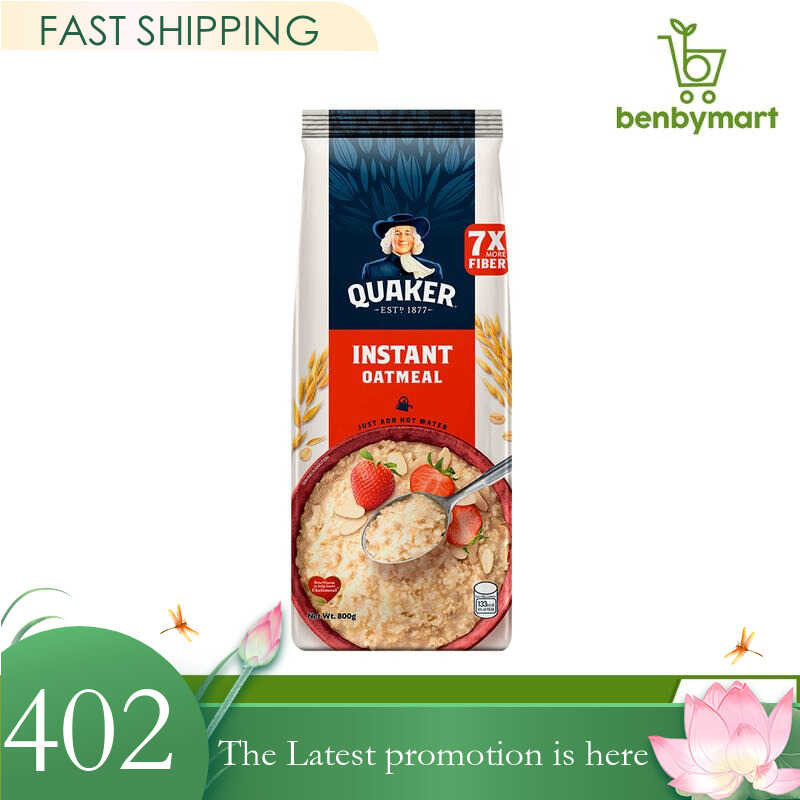 QUAKER Instant Oatmeal 800G | Shopee Philippines