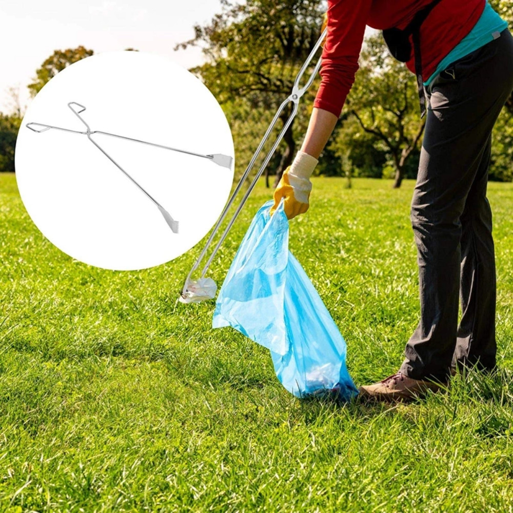 Trash Picker Heavy Duty Trash Picker Tool Metal Trash Garbage Pick Up ...