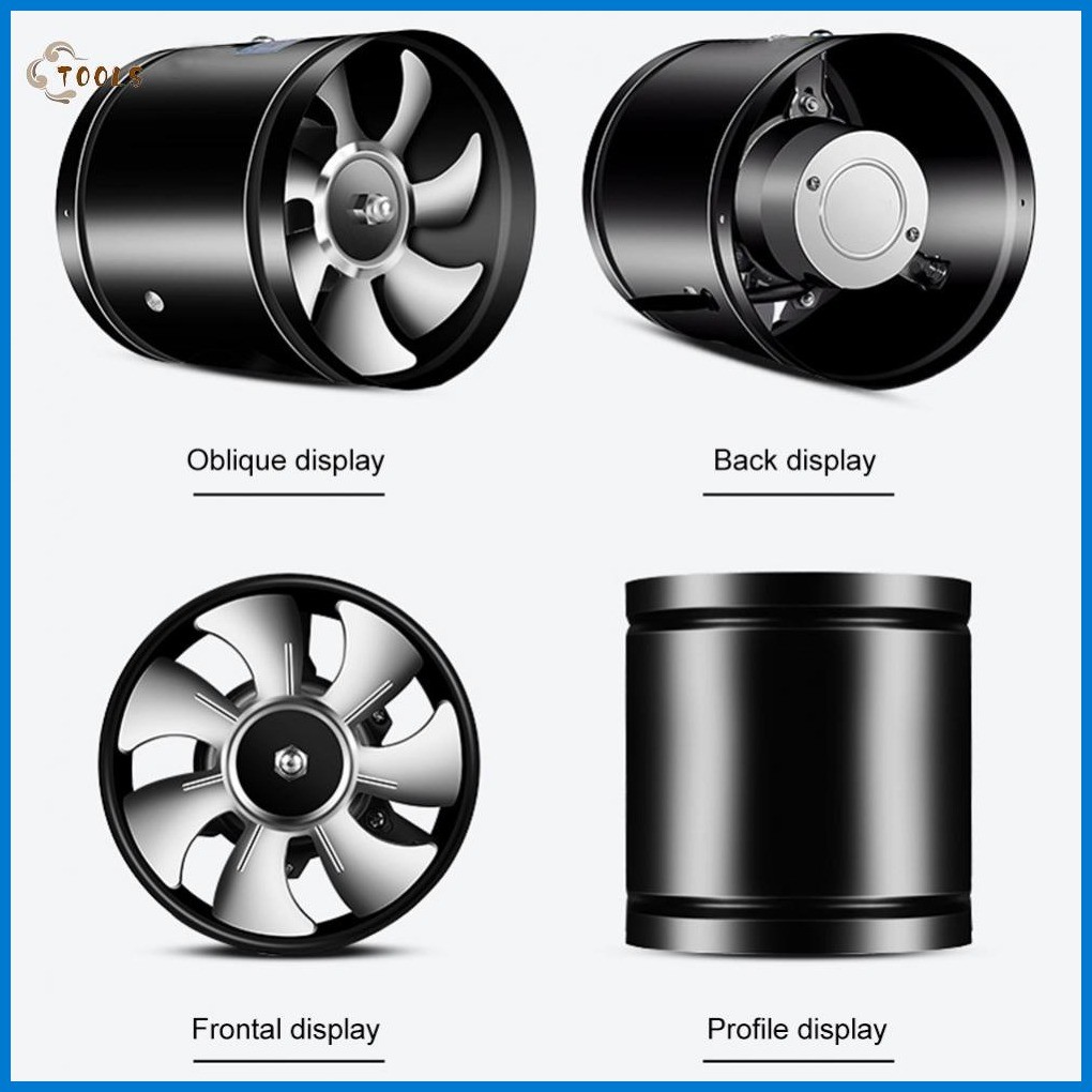 Extractor Fan 150mm 1Pc 220V 2800r/Min 600 M³/H Smoke Extractor Duct ...