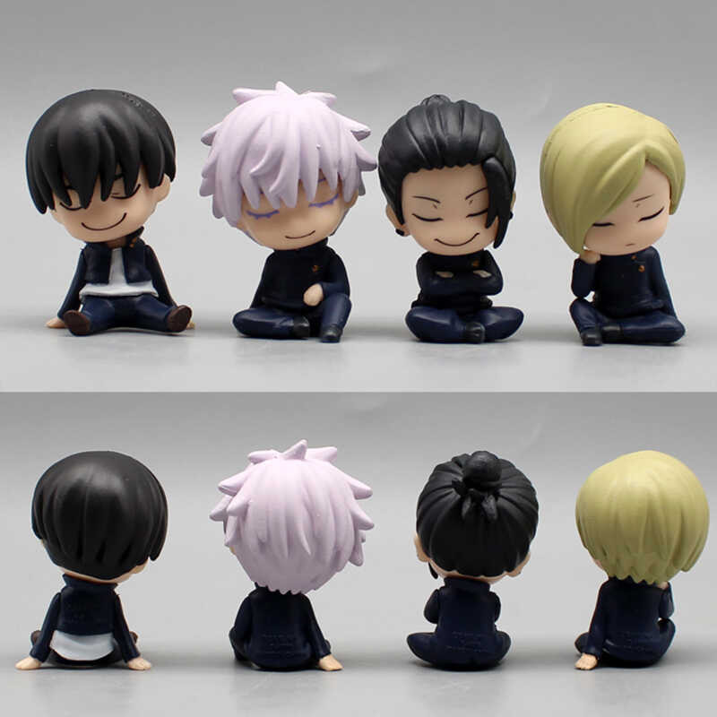 4pcs/set Anime Geto Suguru Figure Jujutsu Kaisen Haibara Yu Figures ...