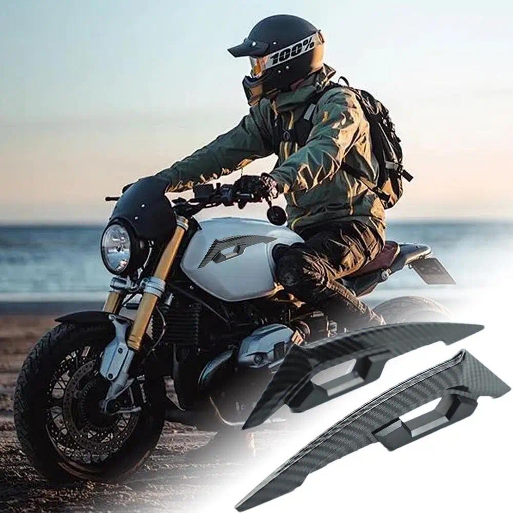 1pair Motorcycle Winglets Motorcycle Front Side Spoiler Aerodynamic ...
