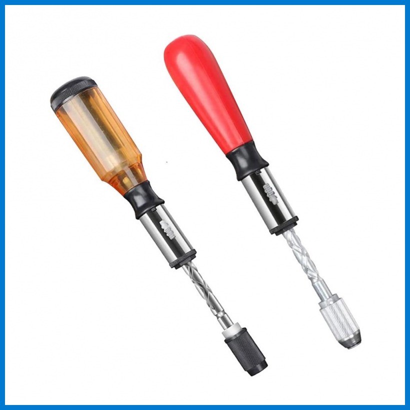 Push Pull Multi-bit Ratchet Screwdriver Set 5 In 1 Multi Tool Press ...