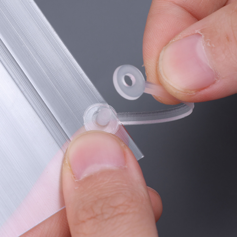 [Wholesale Price] Transparent Market Price Tag Ticket Hanger Clips ...