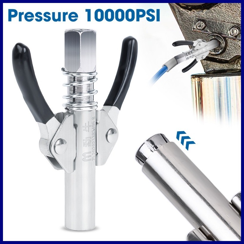 New Grease Gun Coupler Syringe Lubrication Nozzle Oil Filling Tools ...