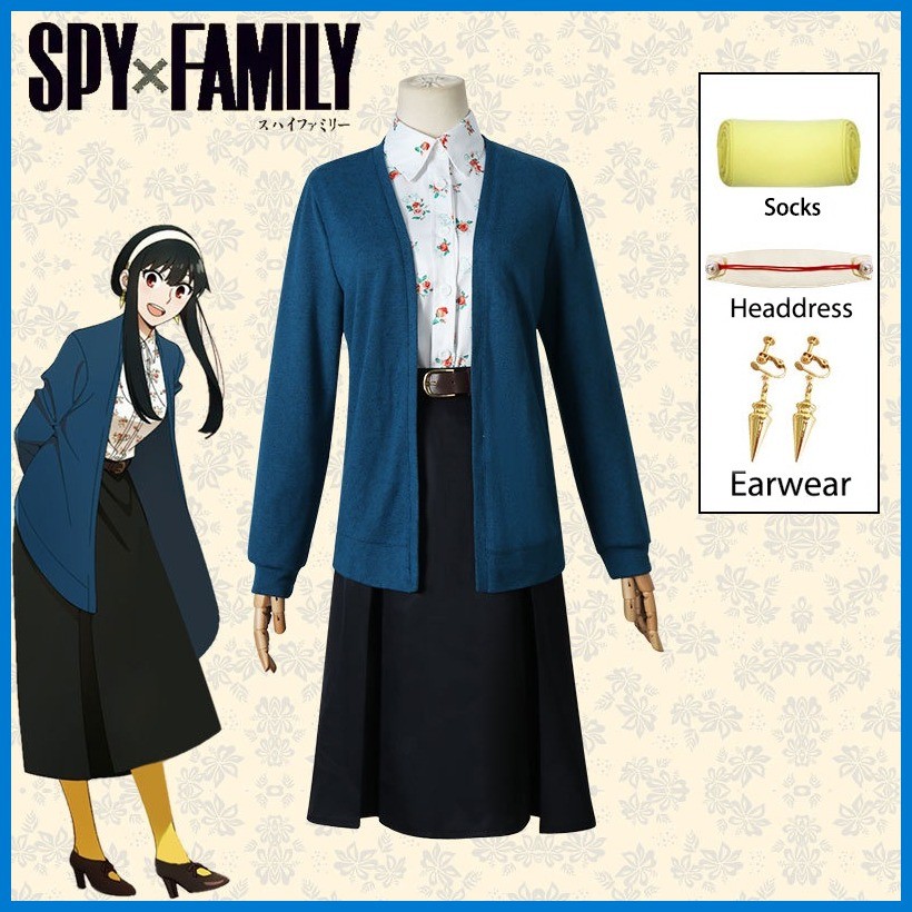 Yor Forger Cosplay Adult Kids Childrens Girls Costume Anime Spy Family ...