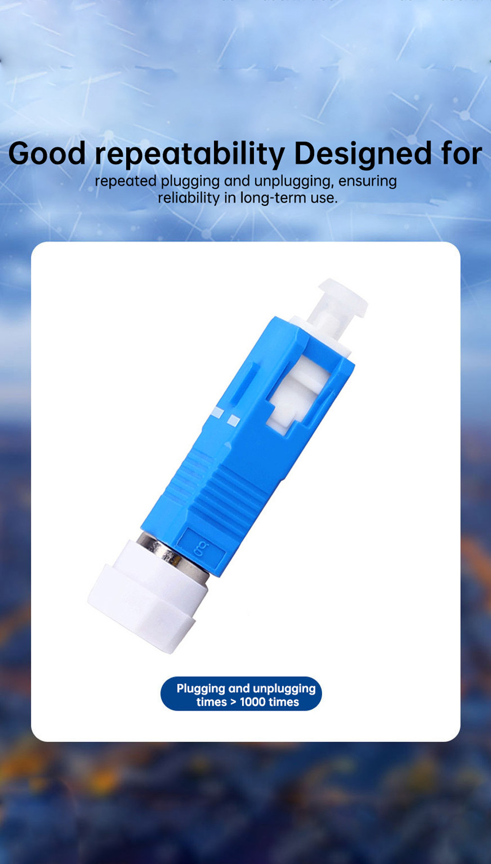 ZOERAX SC Male to FC Female UPC Simplex Fiber Optic Adapter for FTTP ...