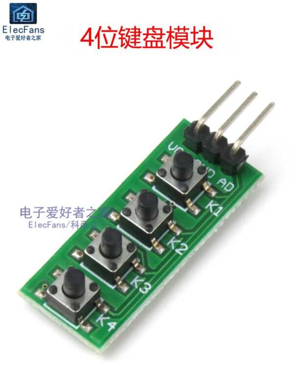 4-digit keyboard module four key touch micro switch microcontroller ...