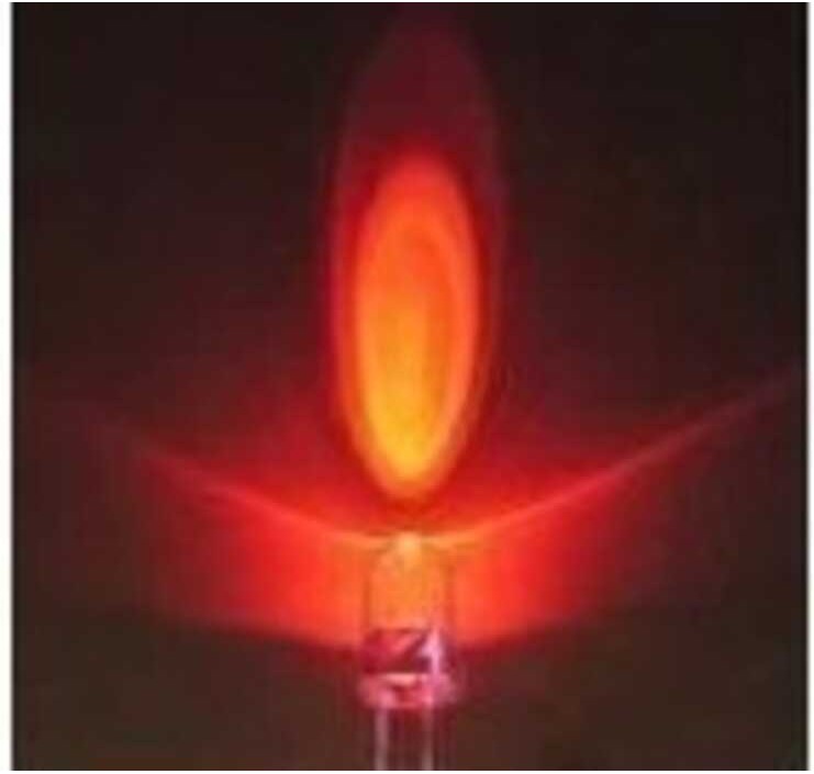 5MM red self flashing monochrome light-emitting diode red self flashing ...