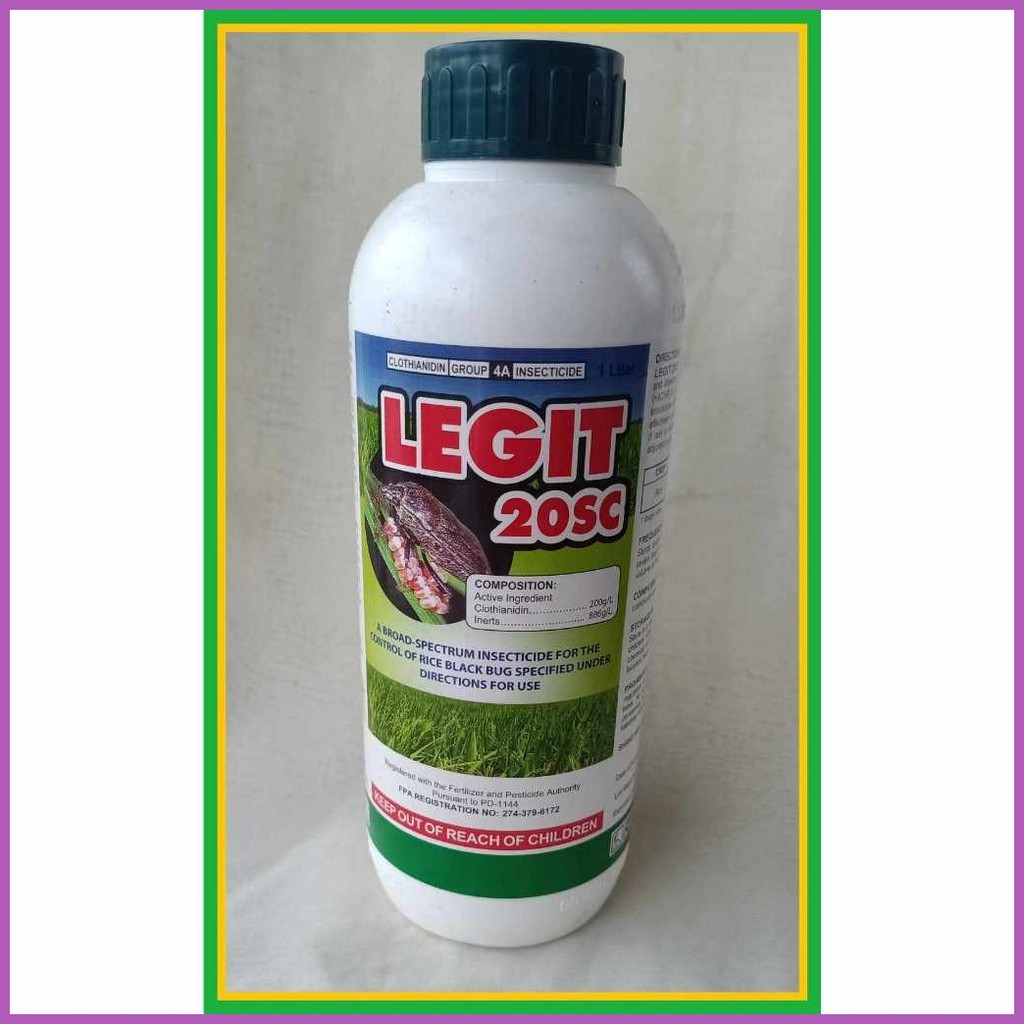 ⭐ ∆ Legit 20 ScC Clothiadin Insecticide by ICTC ( liter/ 500 ml) (Same ...