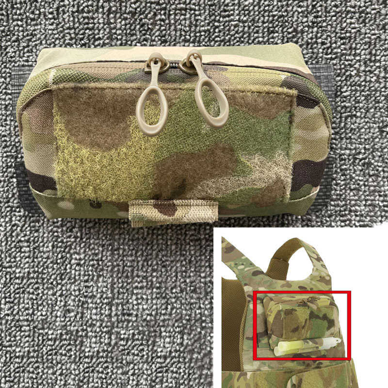 Map Tactical Admin Vest Expansion Multicam Chest Panel Hanging Pouch ...
