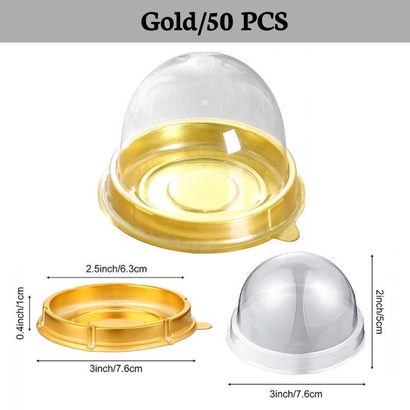 50PCS Plastic Dome for Souvenir Dome Container Acetate Dome Container ...