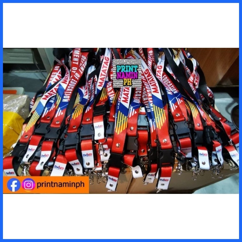 ∜ ID Lanyard Deped Matatag | Shopee Philippines