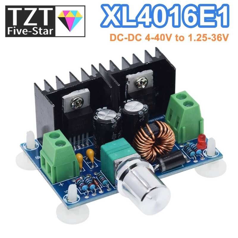 Max 3 ∫ Xh-M401 8A 200W Dc-Dc Step Down Buck Converter Power Supply Xl4016 PWM Adjustable 4-40V ...