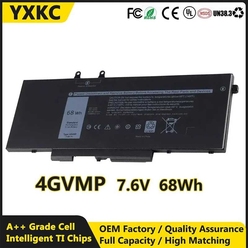 Lithium YXKC Ion Batteries Battery 4Gvmp 7.6V 68Wh For Latitude 5400 ...